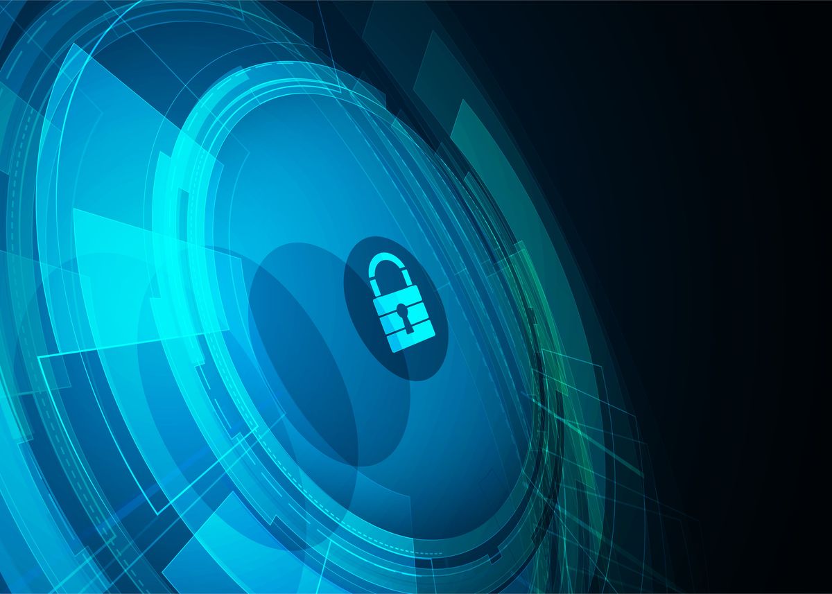 'Cyber security' Poster, picture, metal print, paint by Vs 1489 | Displate