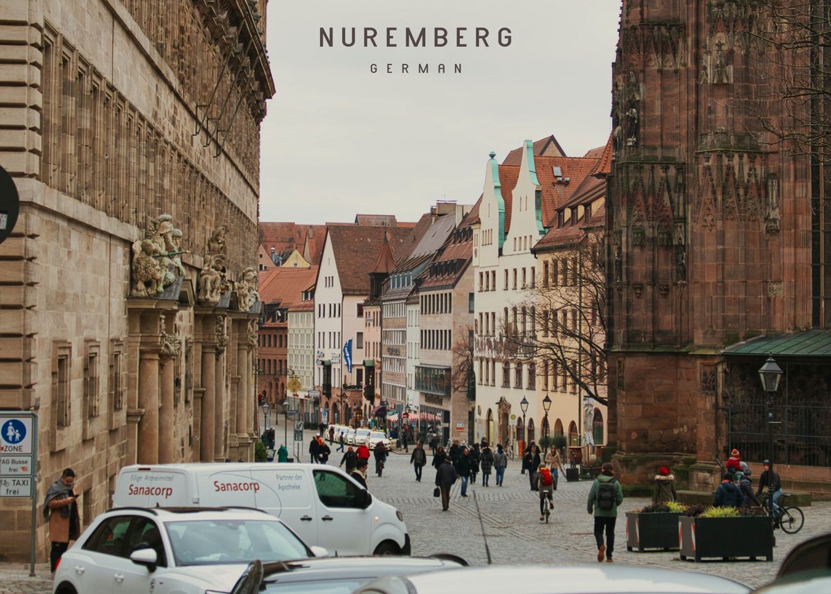 'Nuremberg' Poster by Explore Universe | Displate