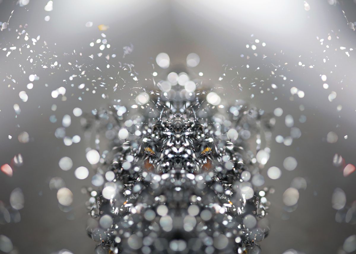 'Stainless wire abstracts' Poster, picture, metal print, paint by ...