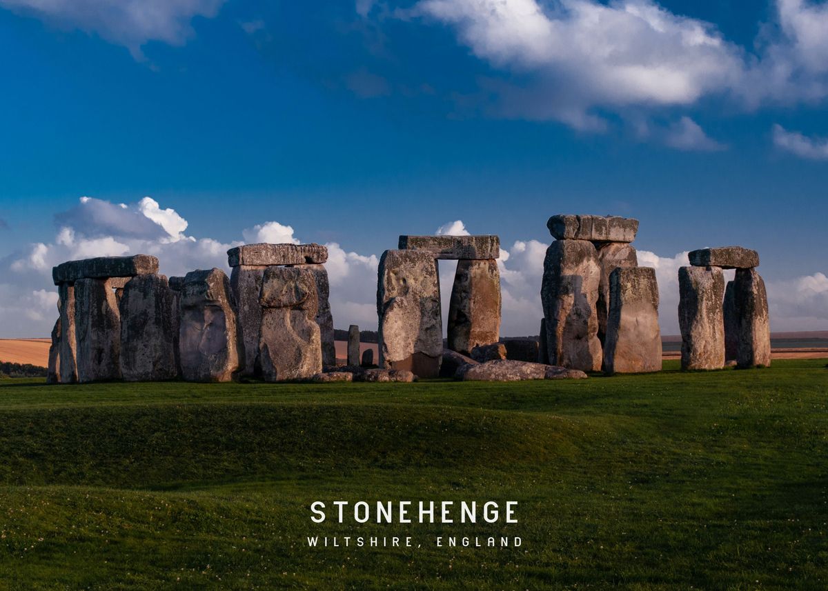'Stonehenge ' Poster, picture, metal print, paint by Travel Addict ...