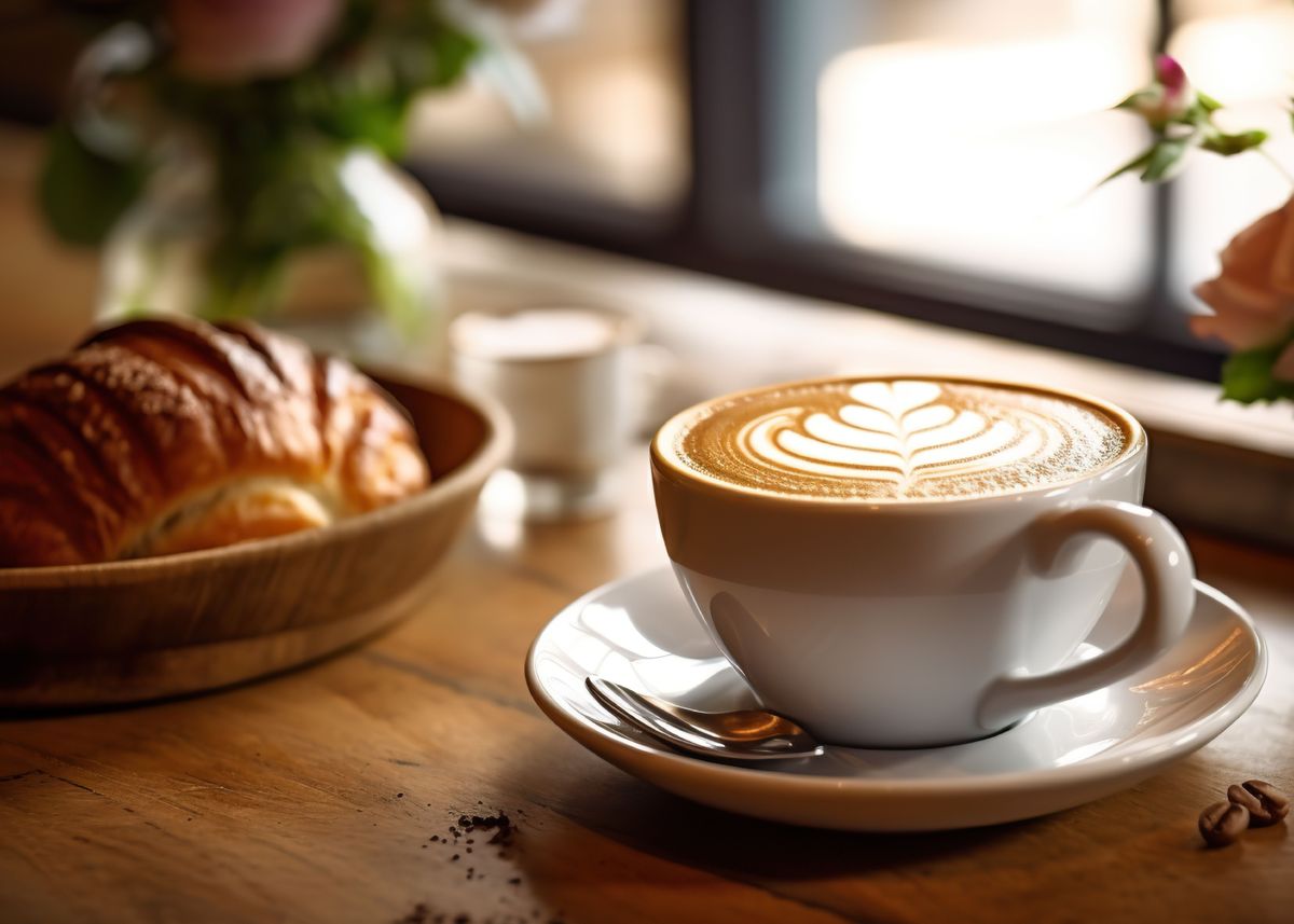 'Coffee Morning' Poster, picture, metal print, paint by Chad Walker ...