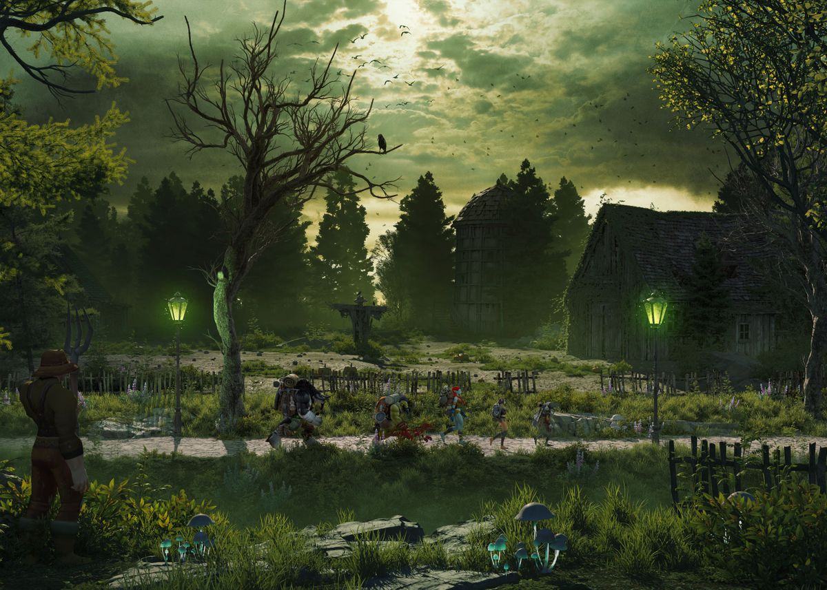 'Fields of Grief' Poster, picture, metal print, paint by dreamwalker ...