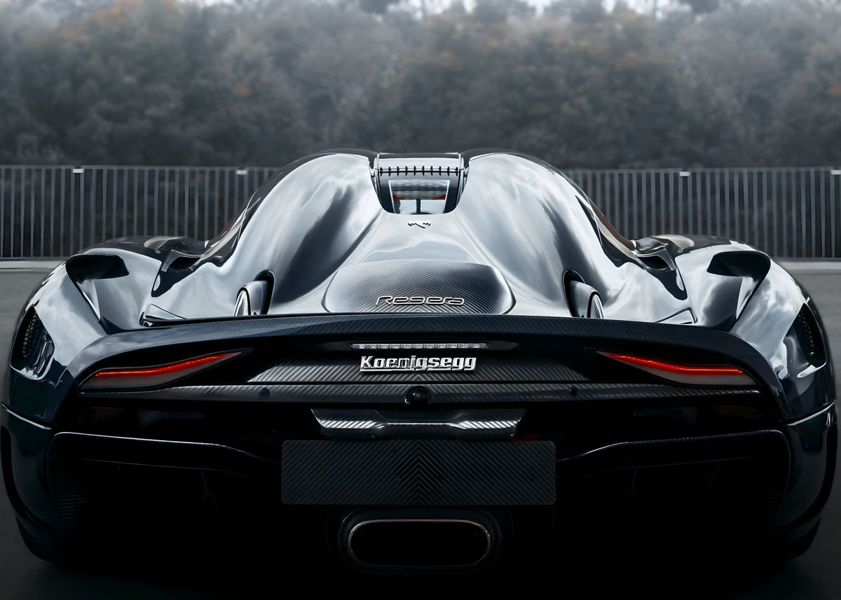 'Koenigsegg Garera' Poster, picture, metal print, paint by Indi Creator ...