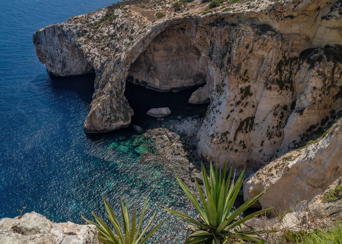 'Stunning Blue Grotto Malta' Poster, picture, metal print, paint by ...