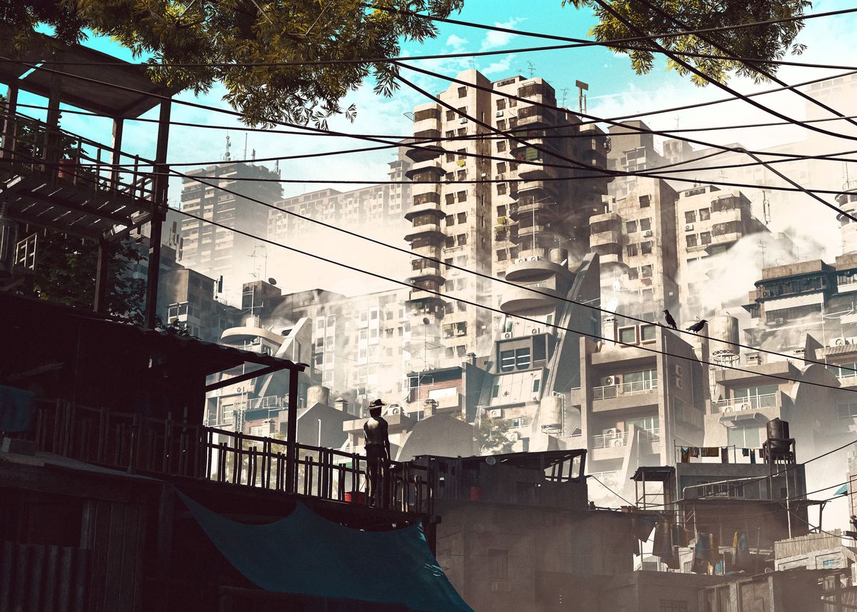 'Slums Life' Poster, picture, metal print, paint by Srabon Arafat ...