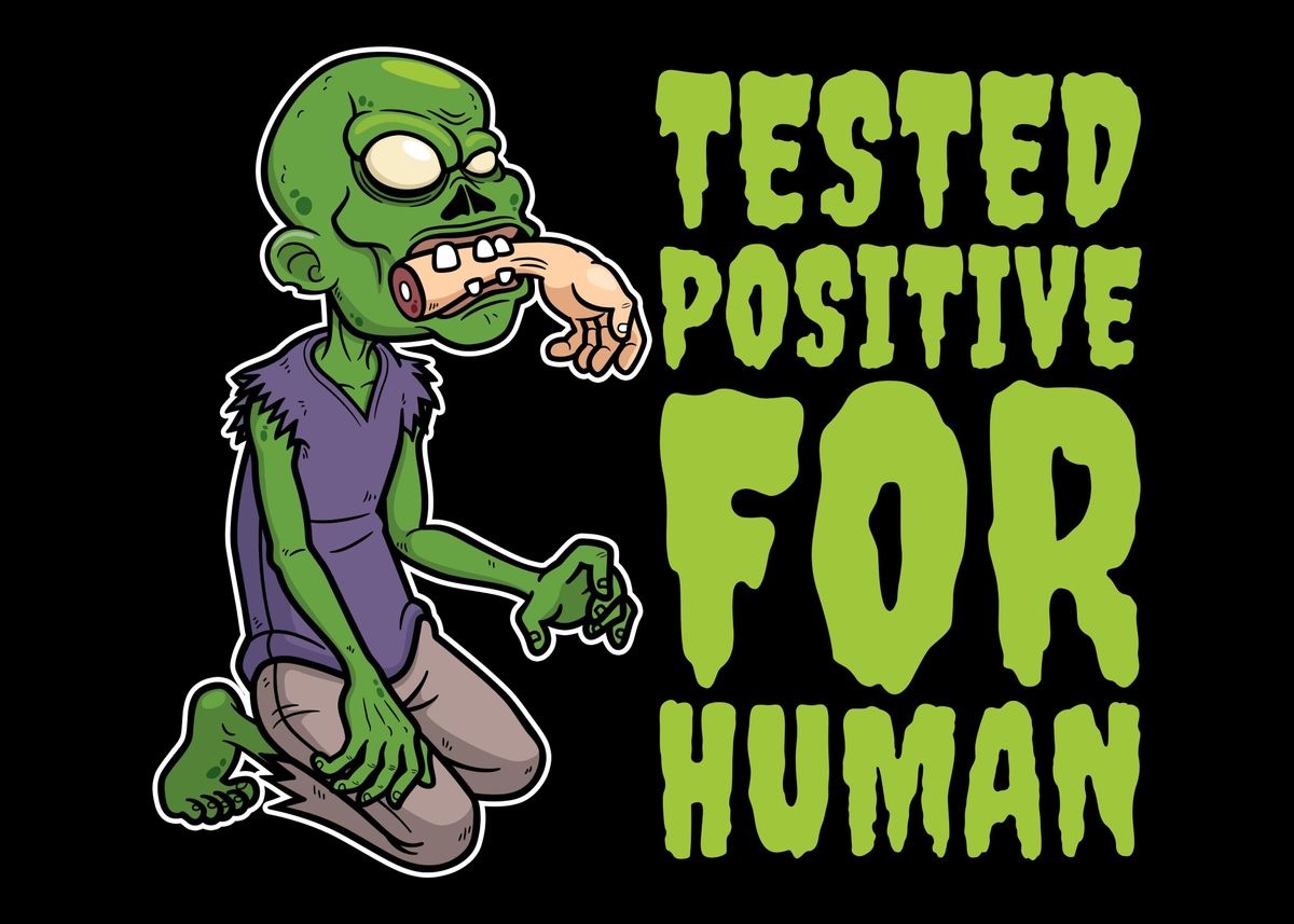 'Zombie Cool' Poster, picture, metal print, paint by CrazySquirrel ...