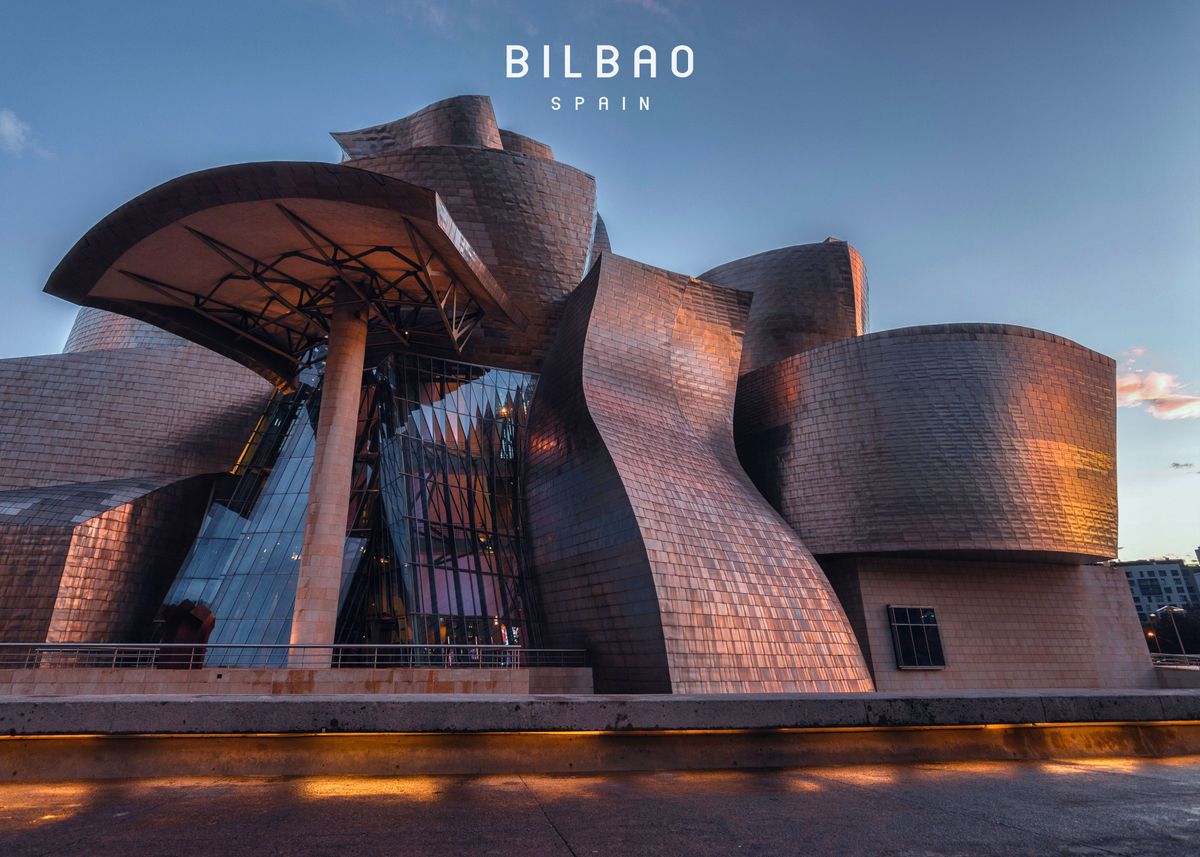 'Bilbao' Poster by Famous City | Displate