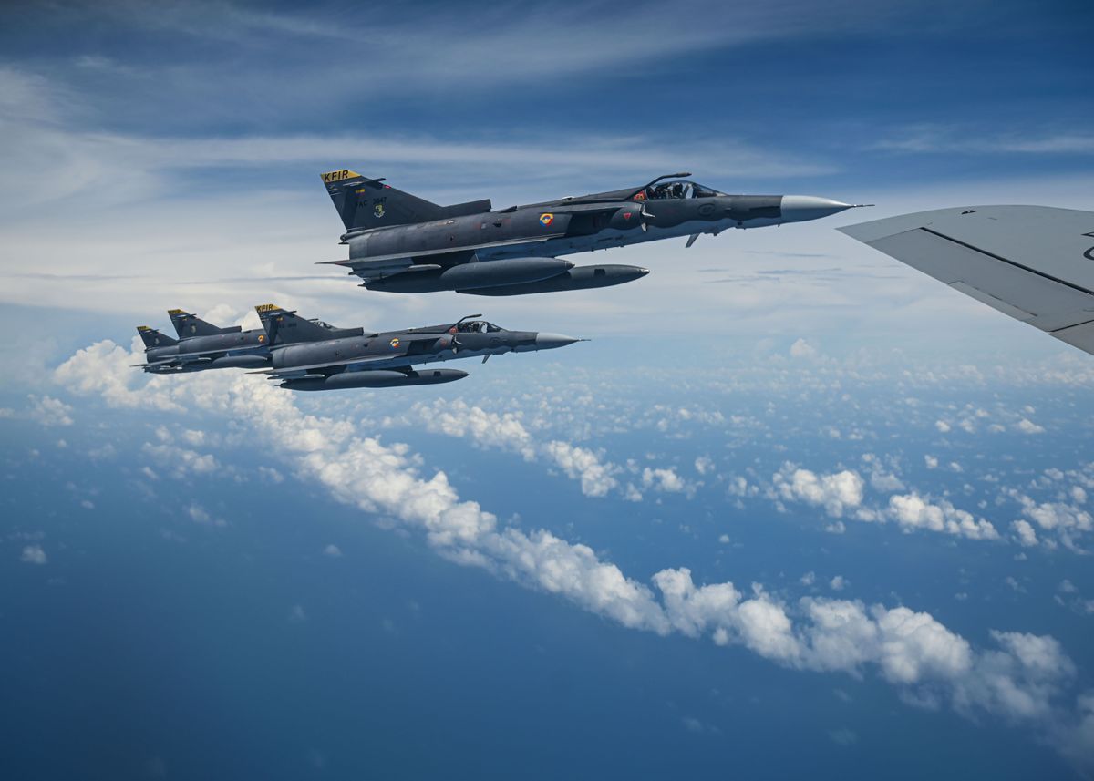 'Flying with Wingmen' Poster, picture, metal print, paint by Sam Brady ...