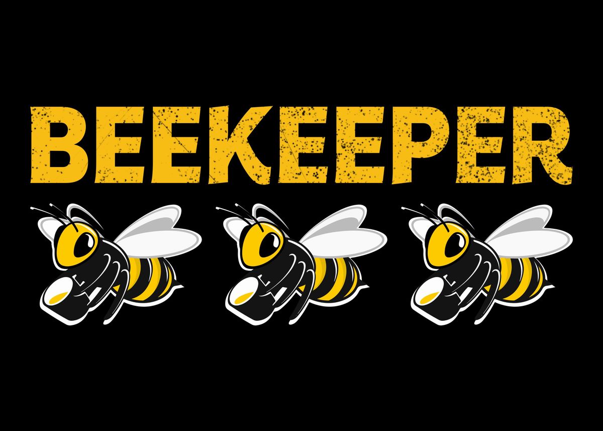 'Beekeeper' Poster, picture, metal print, paint by maxdesign | Displate