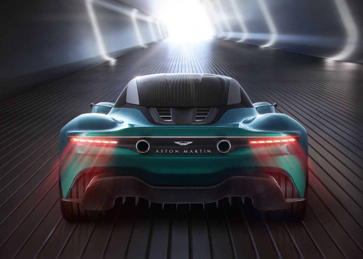 'Aston Martin Vanquish' Poster, picture, metal print, paint by Red Star ...