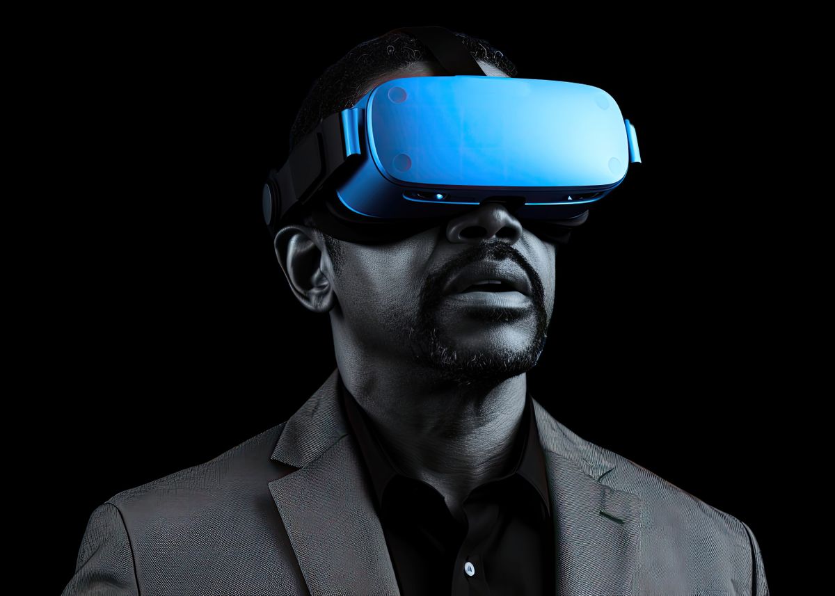 'Denzel Washington VR' Poster, picture, metal print, paint by Dr ...