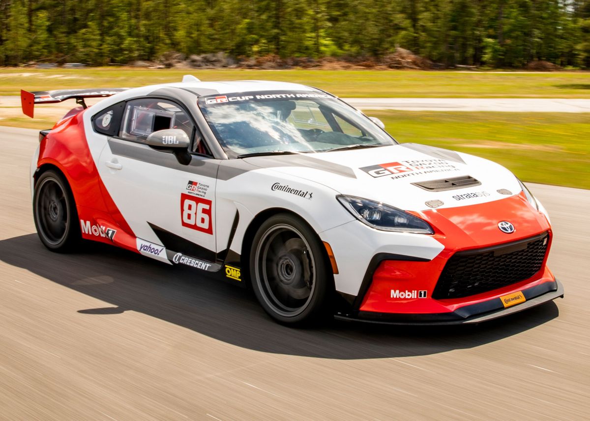 'Toyota GR 86' Poster, picture, metal print, paint by Law Yen | Displate