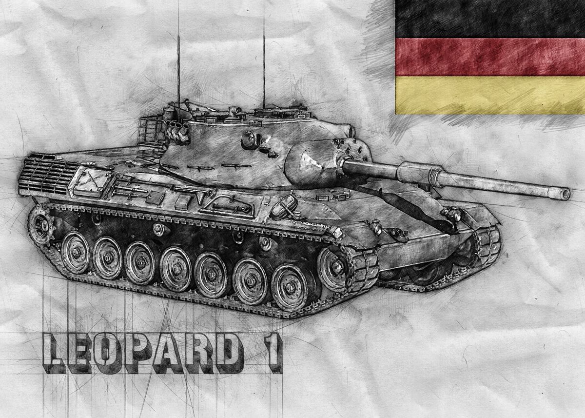 'Leopard 1' Poster, picture, metal print, paint by Pixxelworks Florian ...
