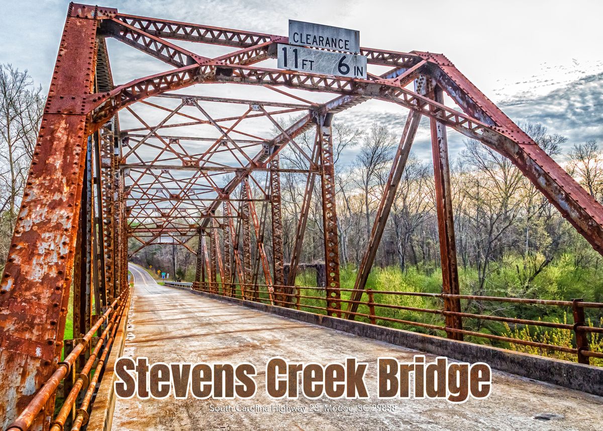 'Stevens Creek Bridge' Poster, picture, metal print, paint by Gestalt ...