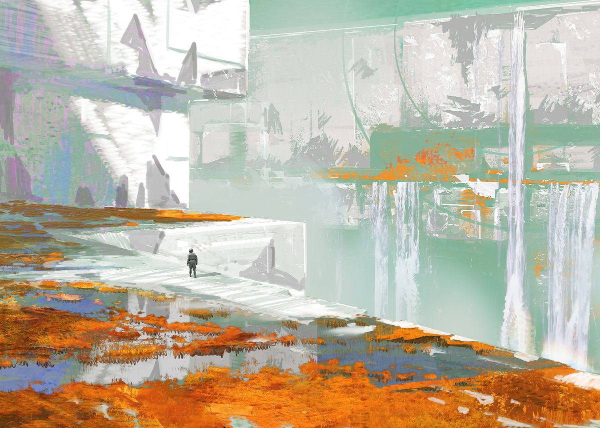 'Nessus' Poster, picture, metal print, paint by Destiny Game | Displate