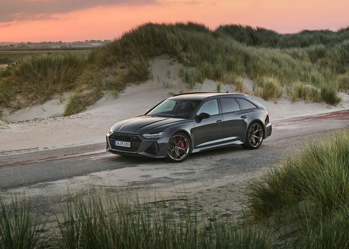 'Audi RS6 Avant' Poster, picture, metal print, paint by Ma Chan | Displate