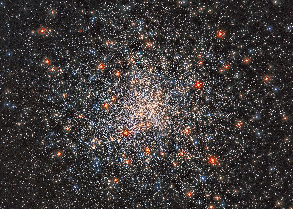 'Star clusters' Poster, picture, metal print, paint by Mango Art | Displate