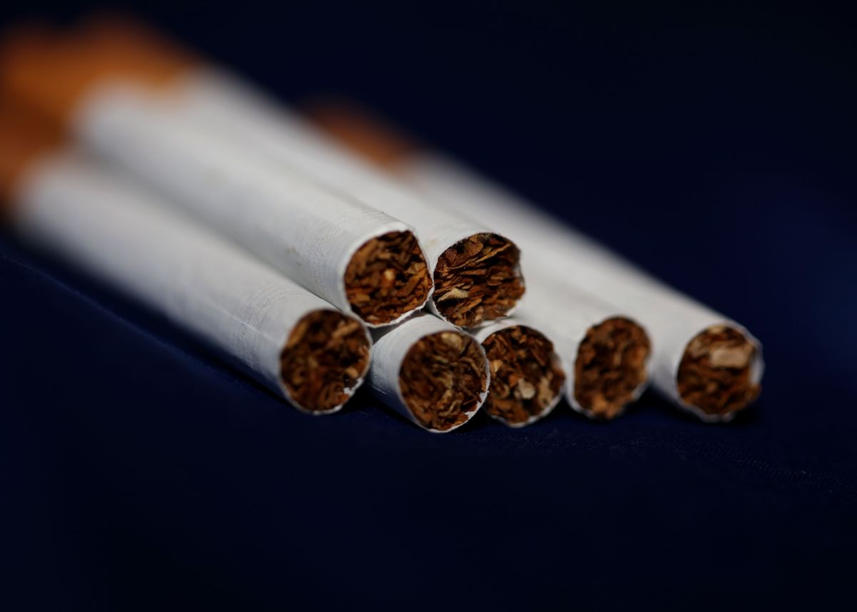 'Cigarettes close up view' Poster, picture, metal print, paint by ...