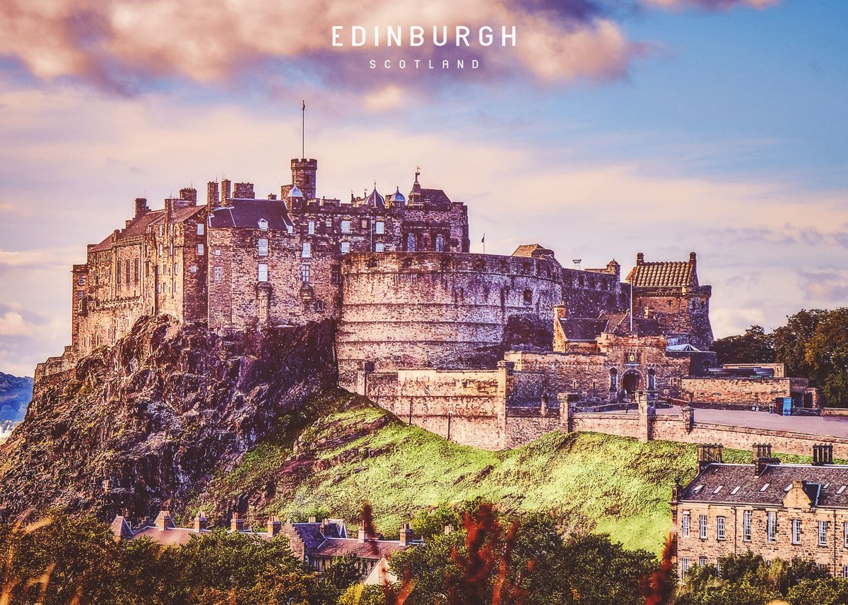 'Edinburgh' Poster, picture, metal print, paint by Explore Universe ...