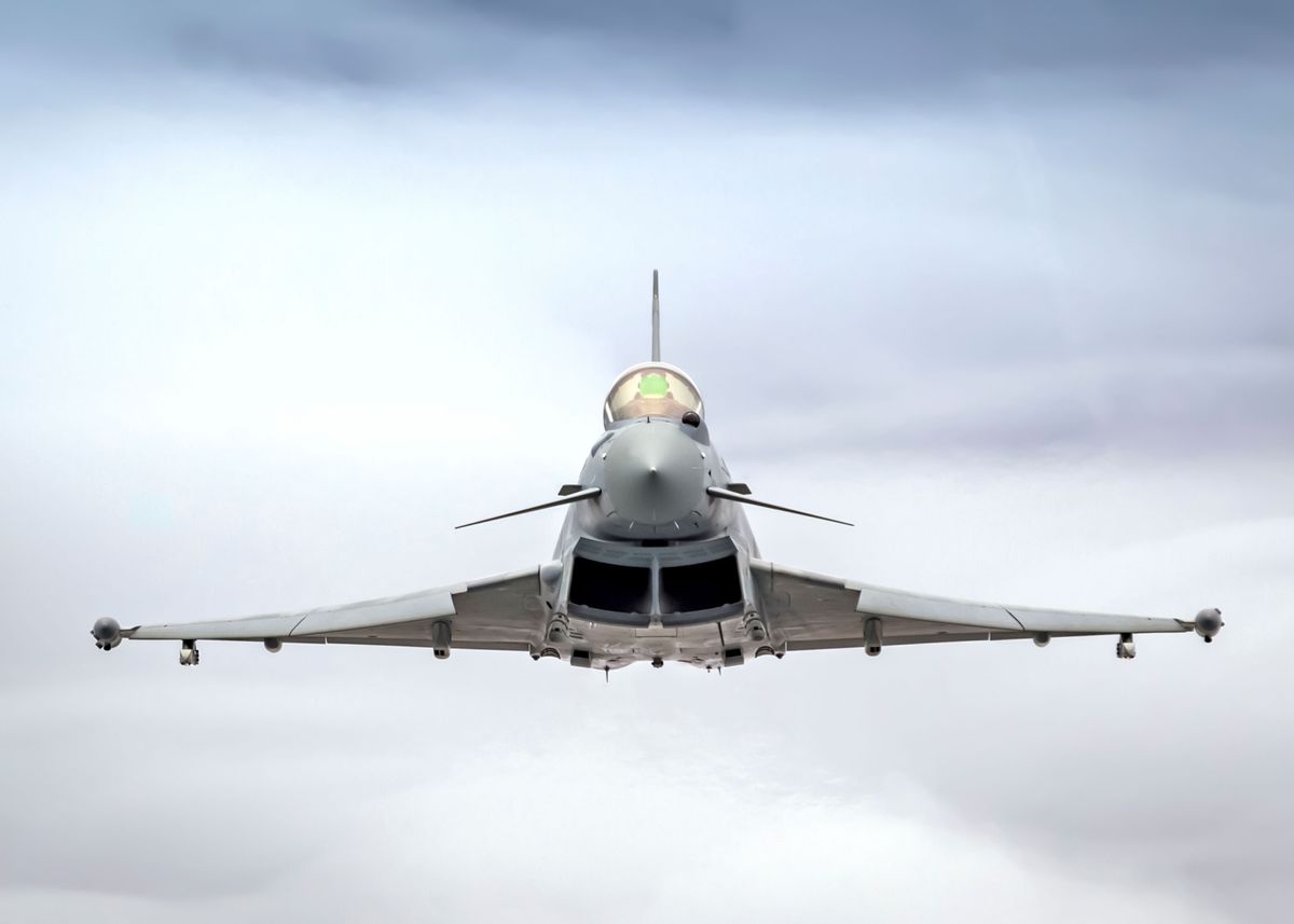 'RAF Eurofighter Typhoon ' Poster, picture, metal print, paint by ...