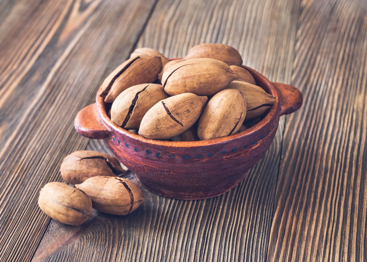 'Bowl of pecans' Poster, picture, metal print, paint by Oleksandr ...
