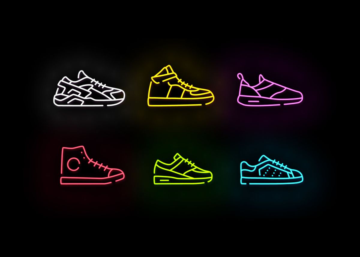 'Shoes' Poster, picture, metal print, paint by Namikaze Posters | Displate