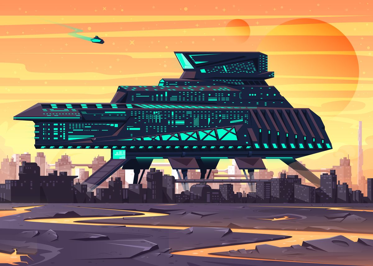 'Colonization of planets' Poster by DaKoArt | Displate