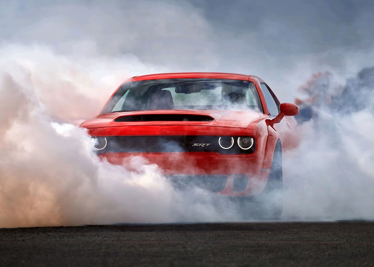 'Dodge Challenger ' Poster, picture, metal print, paint by Horror Cars ...