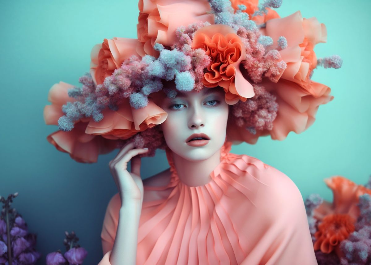 'model women' Poster, picture, metal print, paint by riyadi elyas ...