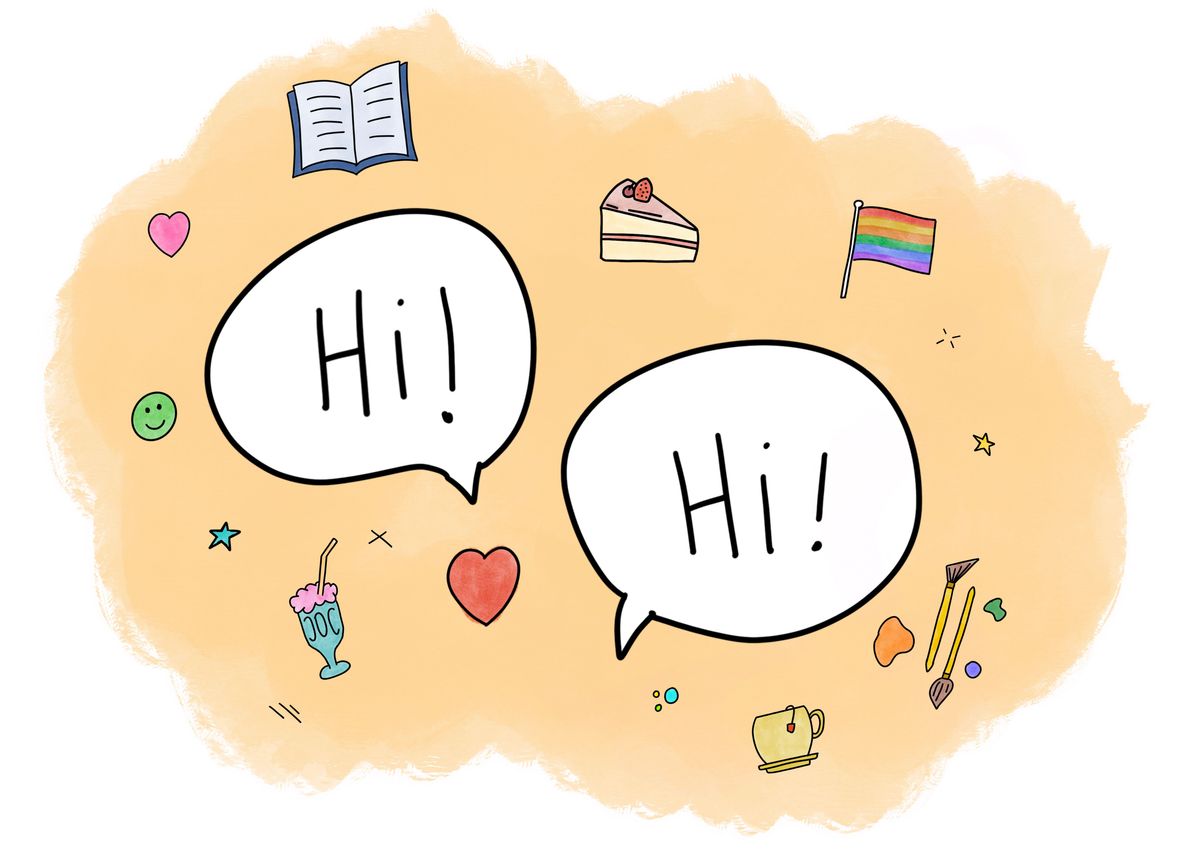 'Heartstopper Hi' Poster, picture, metal print, paint by byebyesally ...