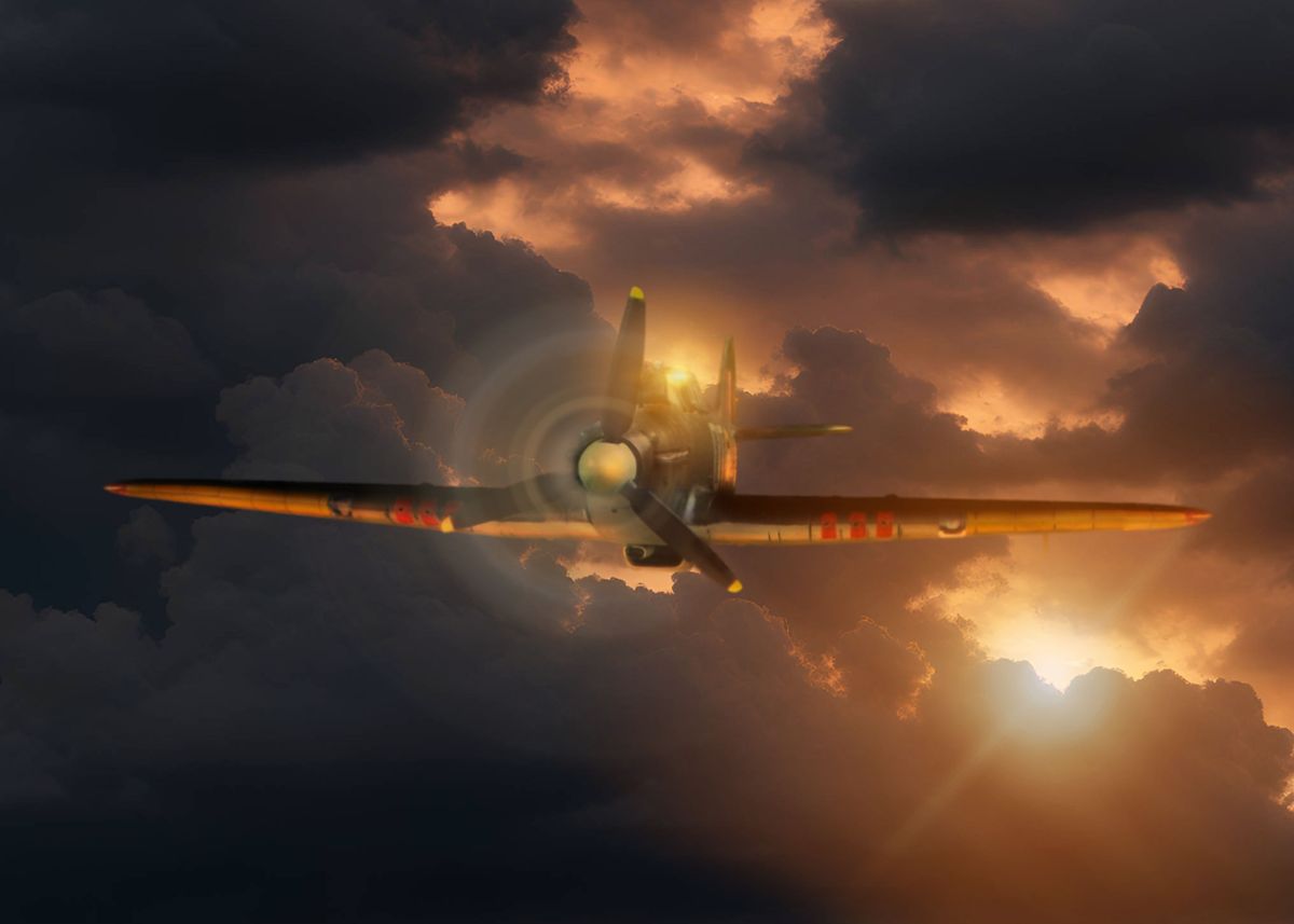 'Hawker Hurricane Fighter' Poster, picture, metal print, paint by Arts ...