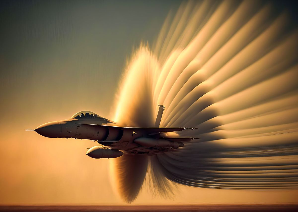 'fighter jet Military' Poster, picture, metal print, paint by Aidan ...