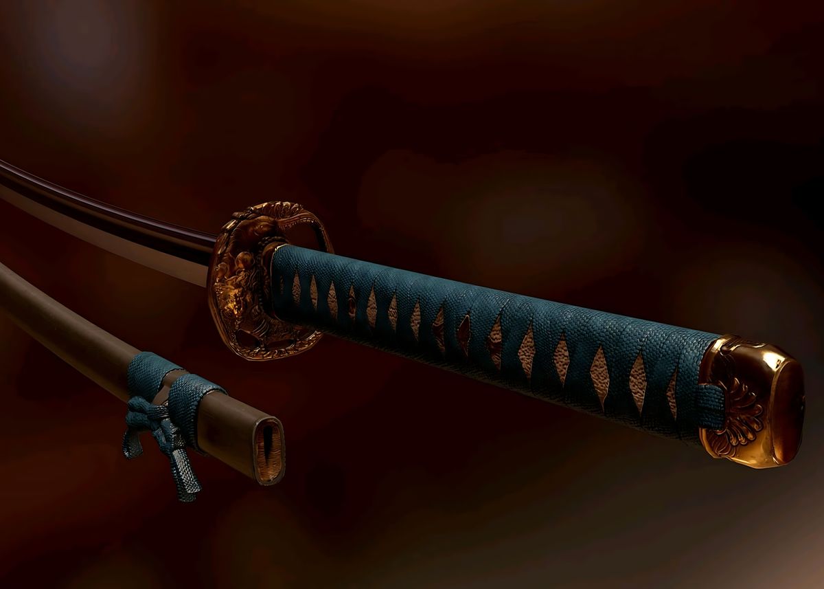 'Japan sword' Poster, picture, metal print, paint by Art Project | Displate