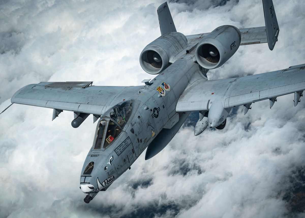 'A10 Thunderbolt II' Poster, picture, metal print, paint by Conceptual ...