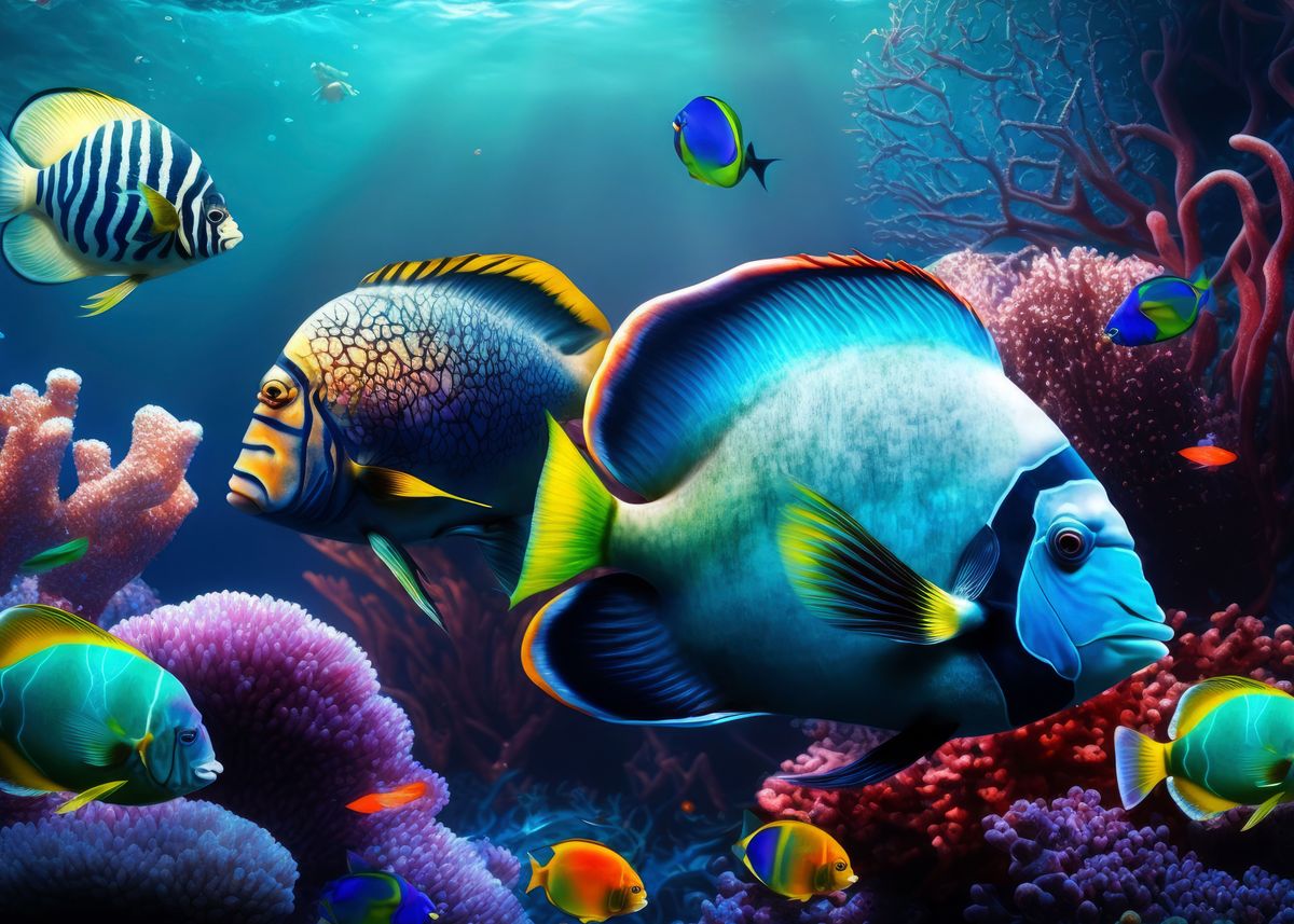 'fish' Poster by rasyid arsalafardhlan | Displate