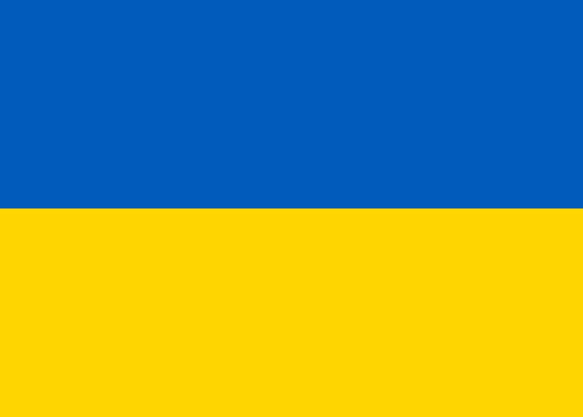 'Ukraine Flag' Poster, picture, metal print, paint by ichimdp | Displate