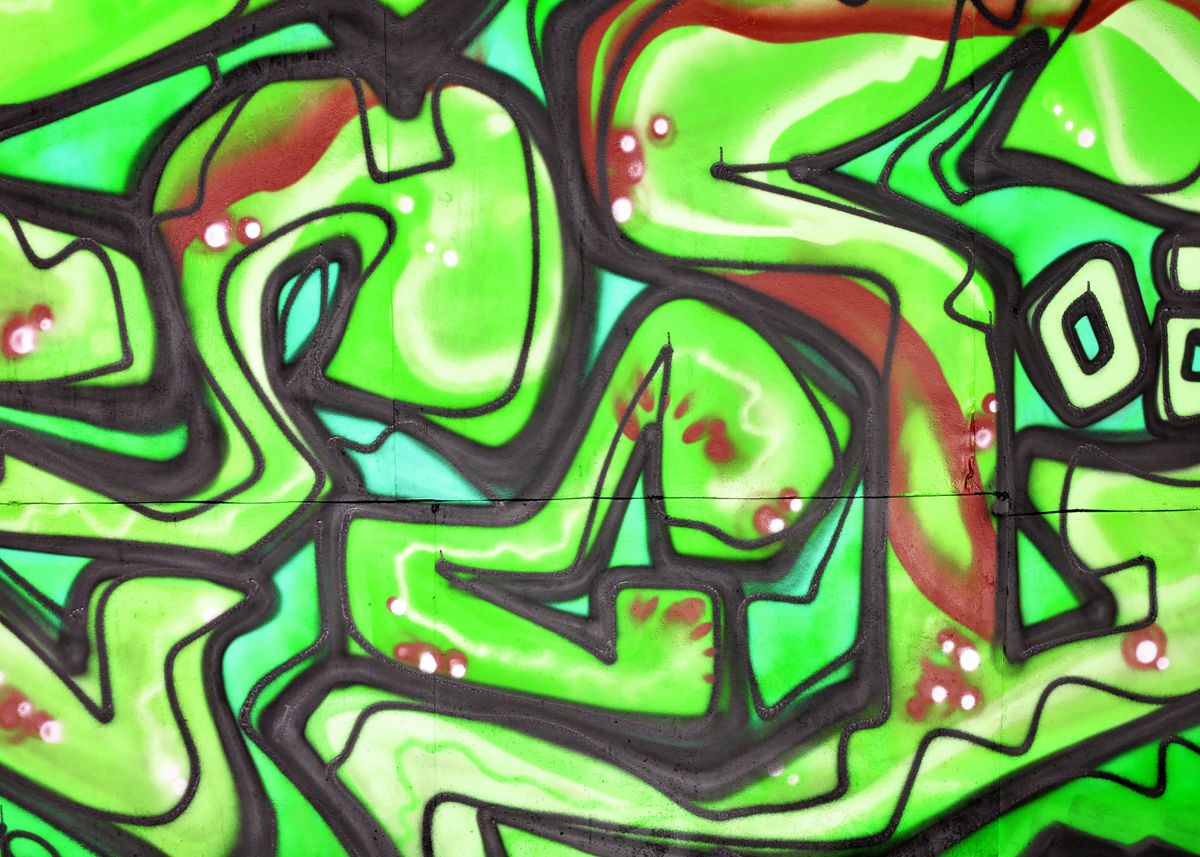 'Graffiti' Poster, picture, metal print, paint by Grafitti Poster ...