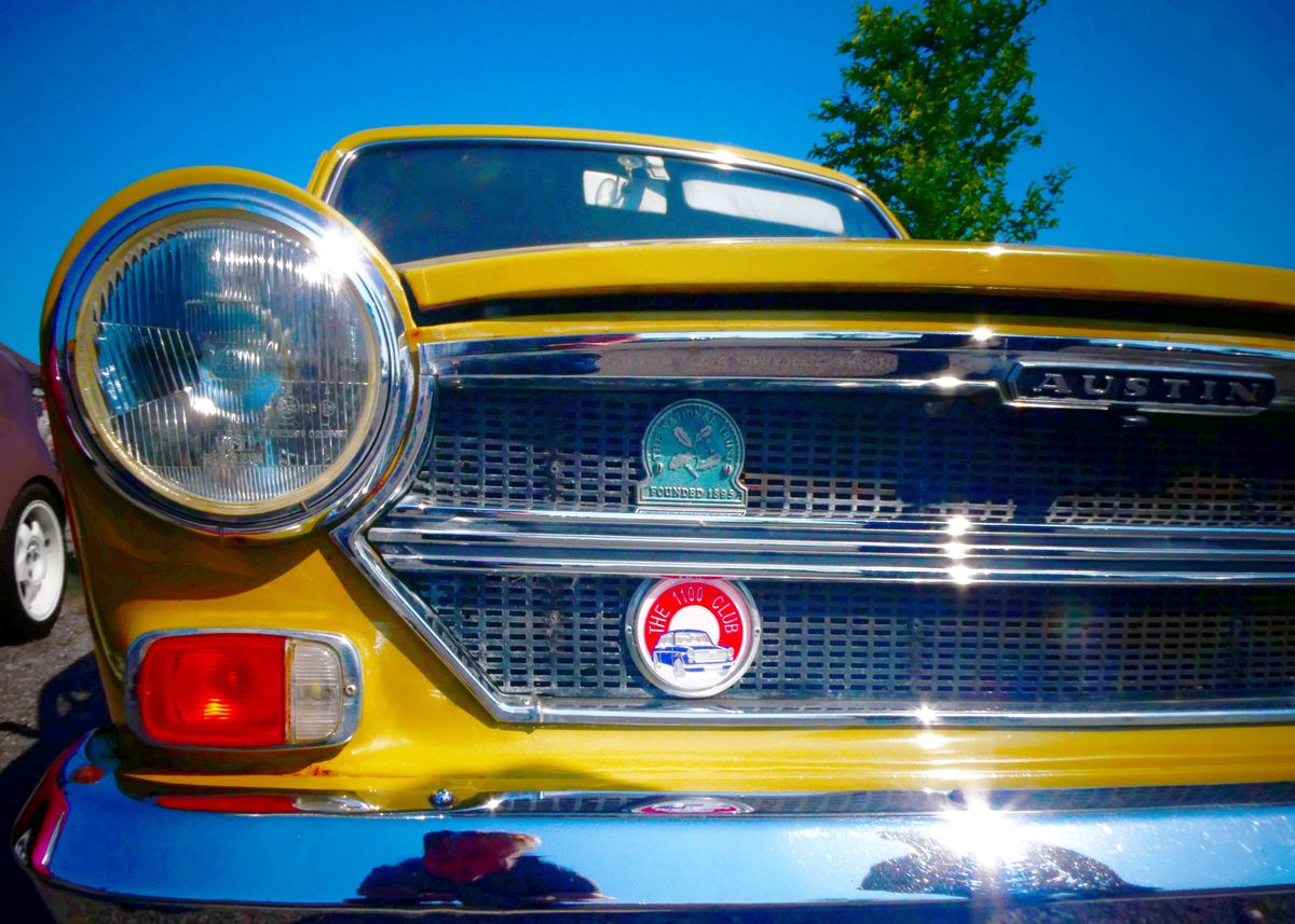 'Austin 1100 Vintage Car' Poster by Jon Delorme | Displate