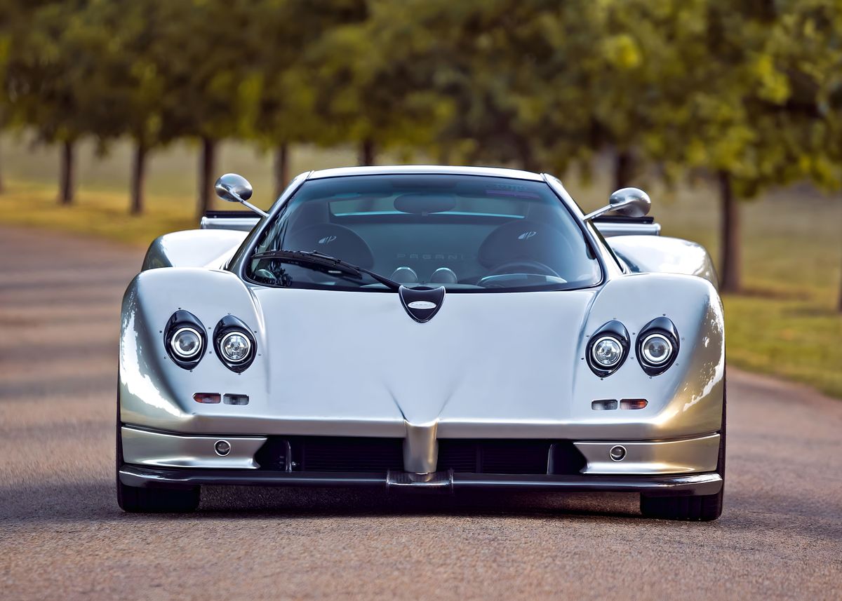 'Pagani Zonda C12 S' Poster, picture, metal print, paint by Art Project ...