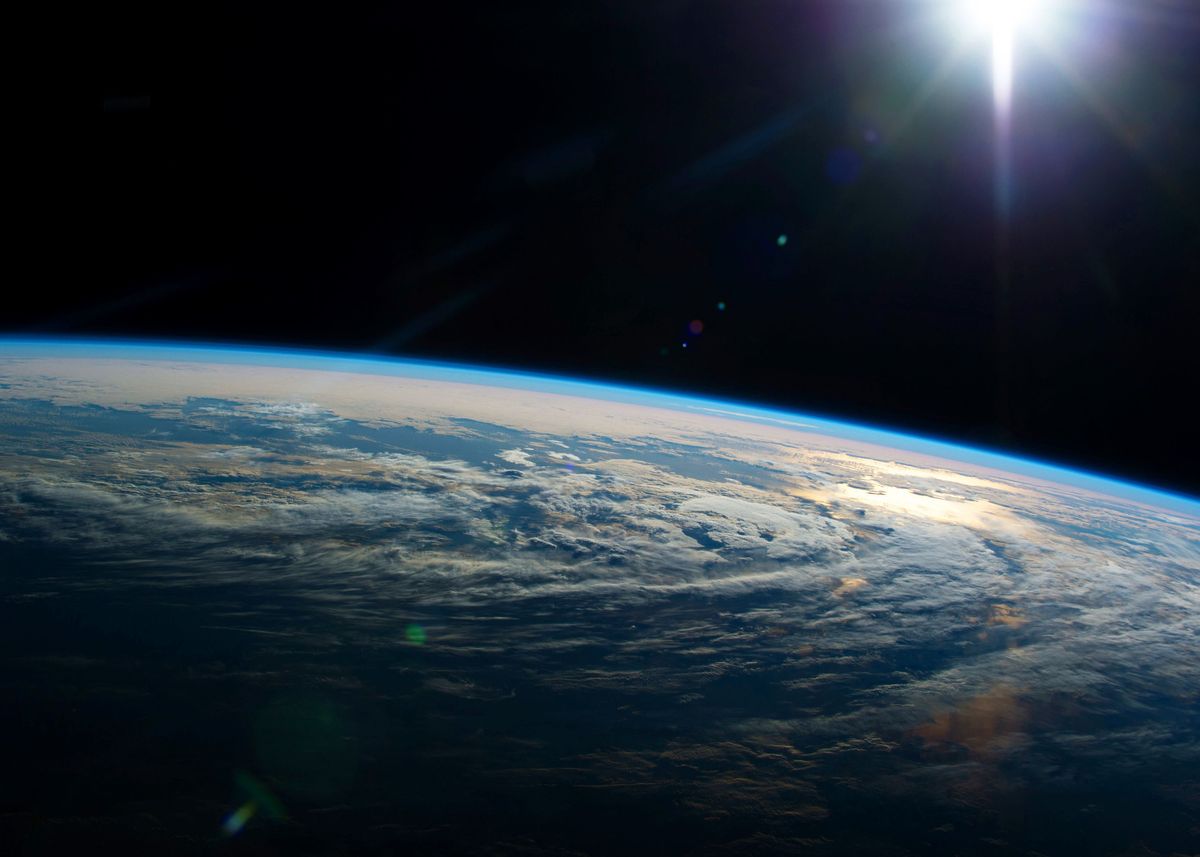 'Earth observation' Poster, picture, metal print, paint by Tariq ...