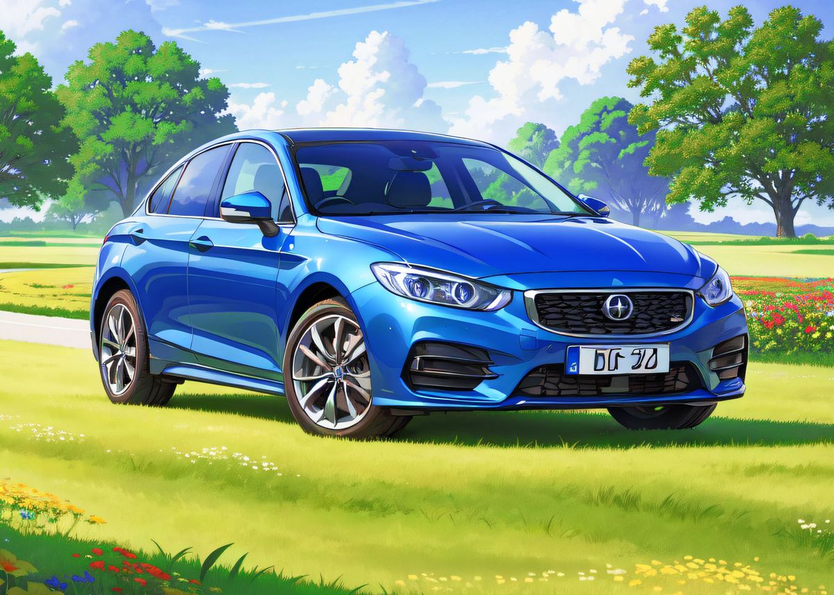 'Geely Emgrand' Poster, picture, metal print, paint by Showroom Car ...