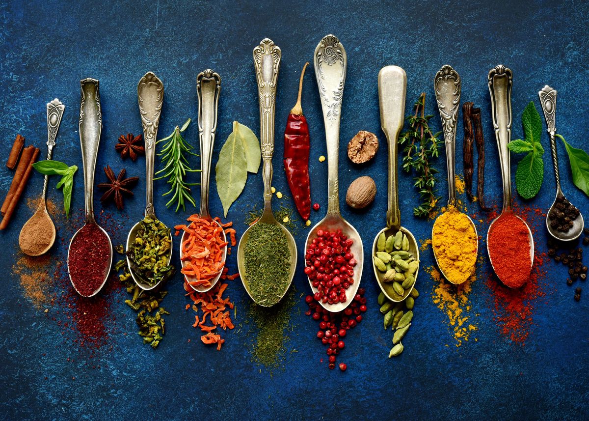 'Herbs and Spices' Poster, picture, metal print, paint by Jamie Frank ...