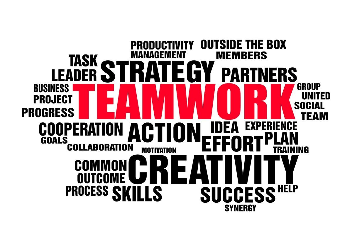 'Teamwork Poster For Work' Poster by Big Mouse | Displate