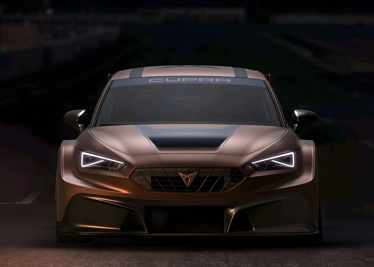 'Cupra Leon' Poster, picture, metal print, paint by Va Mitha | Displate