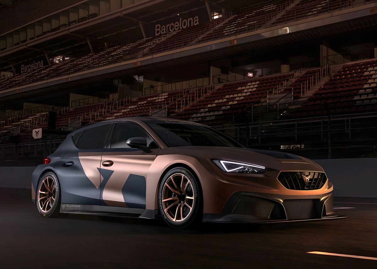 'Cupra Leon' Poster, picture, metal print, paint by Va Mitha | Displate