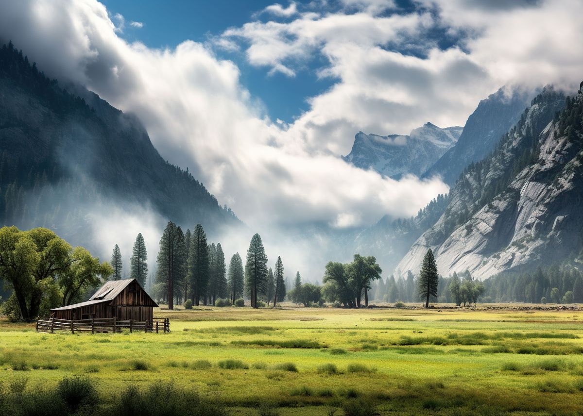 'House on the Prairie' Poster, picture, metal print, paint by WAA ...