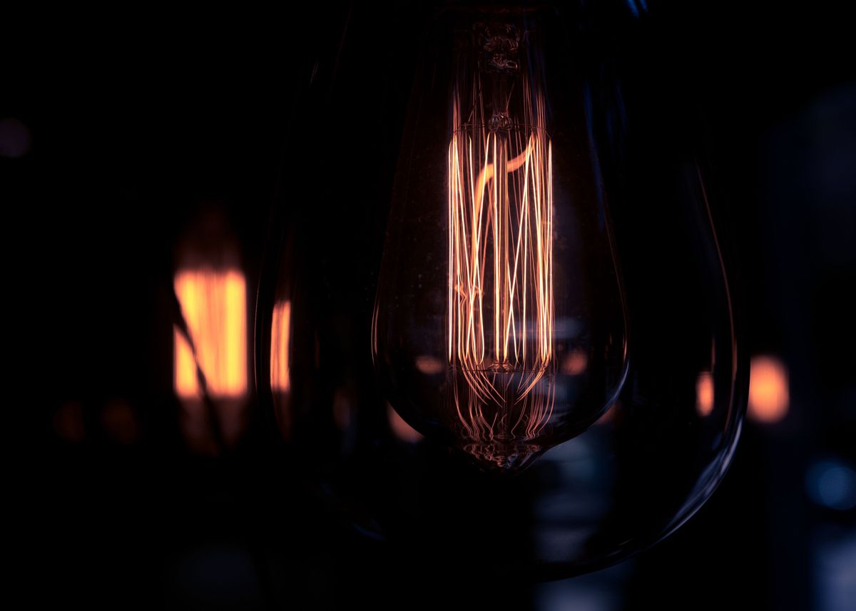 'Light Bulb' Poster, picture, metal print, paint by hyourinmaru force ...