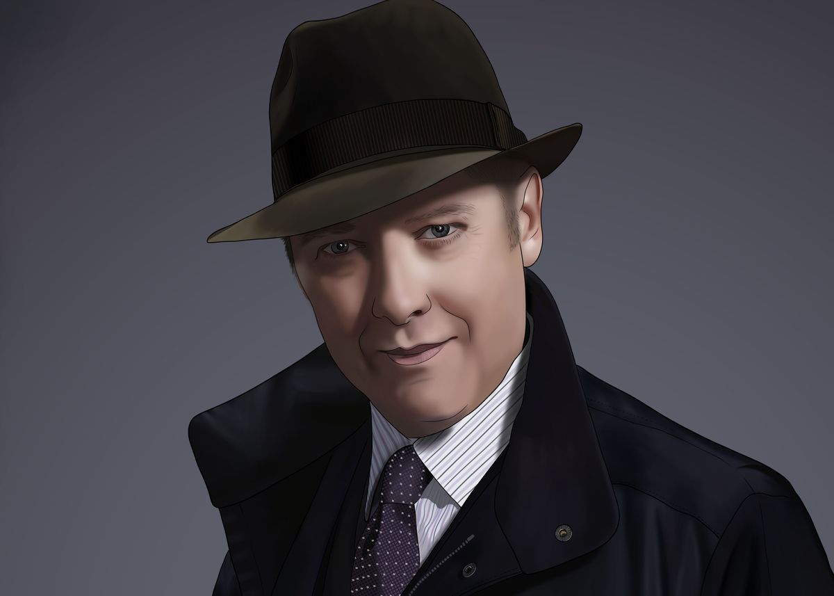 'Raymond Reddington' Poster, picture, metal print, paint by Nathascha ...