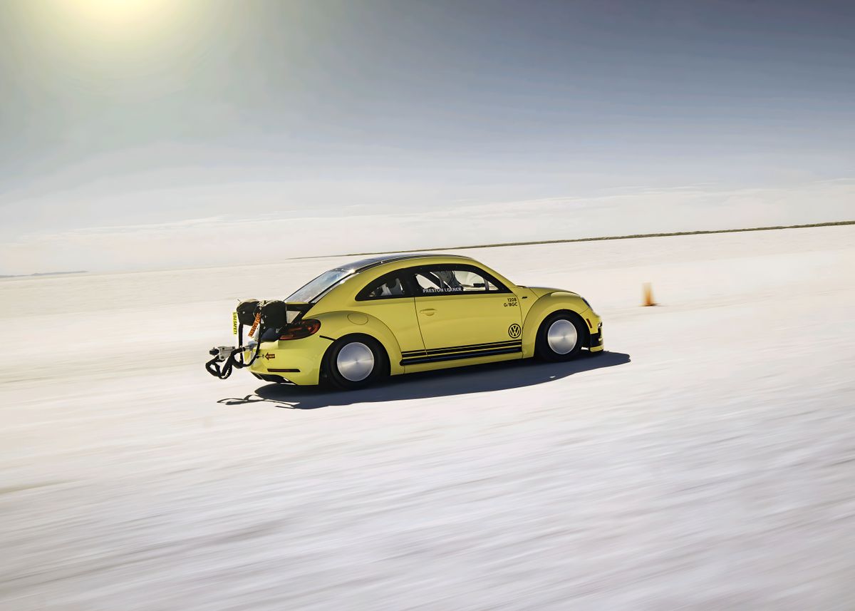 'VW Beetle LSR' Poster, picture, metal print, paint by Monster Car ...