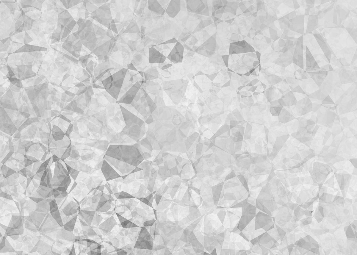 'Poly bg desaturated light ' Poster, picture, metal print, paint by ...